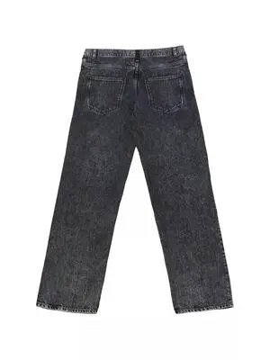 AMISH SUPPLIES Five-pocket Wide-leg Jeans - Grey