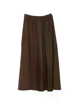 Closed Drawstring Maxi Skirt