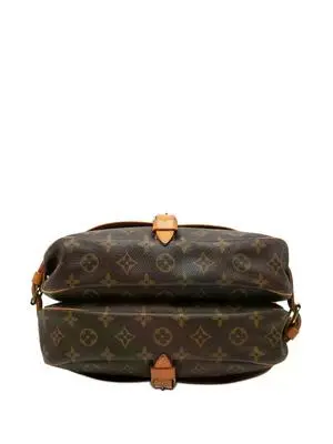 LOUIS VUITTON 1992 Monogram Saumur 25 Crossbody Bag - Brown