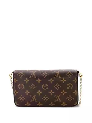 LOUIS VUITTON Felicie Pochette Monogram Canvas - Brown