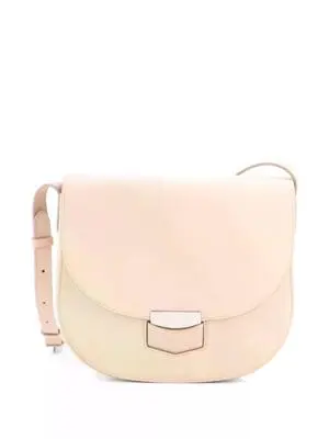Celine Trotteur Grainy Leather Medium Crossbody Bag - Neutrals