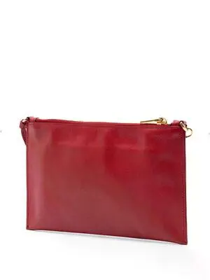 Prada 2010-2025 Saffiano Shoulder Bag - Red