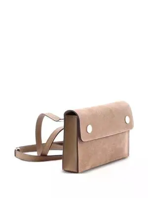 Hermès Nap Wallet Grizzly And Swift Crossbody Bag - Grey