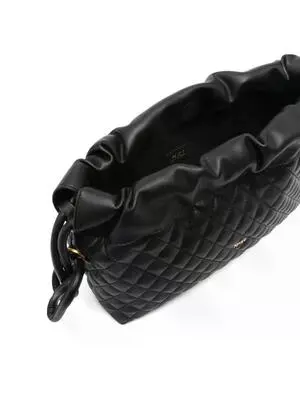 N°21 Eva Quilted Shoulder Bag - Black