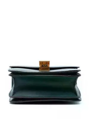 Celine 2018 Small Calfskin Classic Box Crossbody Bag - Green