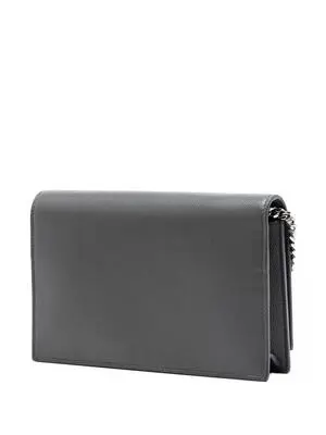 Saint Laurent Monogram Kate Tassel Wallet On Chain - Grey