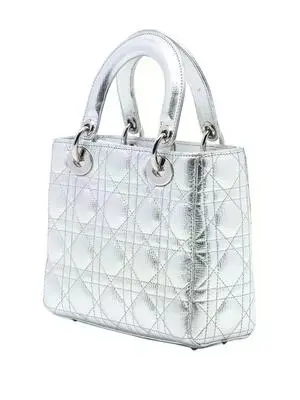 Dior 2017 Small My Abcdior Lady Satchel - Silver
