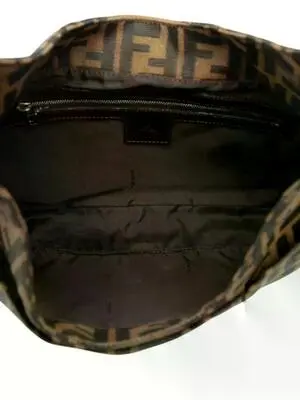 Fendi 2000-2010 Zucca Canvas Shoulder Bag