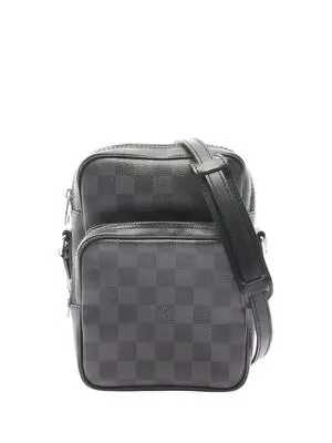 LOUIS VUITTON 2008 Damier Graphite Amazone Crossbody Bag