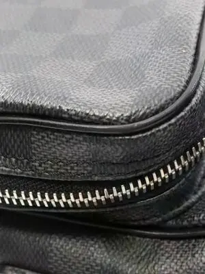 LOUIS VUITTON 2008 Damier Graphite Amazone Crossbody Bag