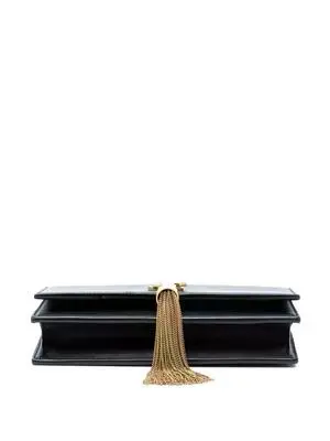 Saint Laurent 2017 Small Monogram Kate Tassel Crossbody Bag - Black