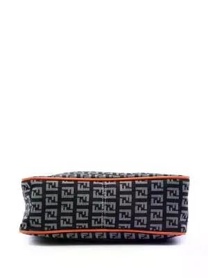 Fendi 2000-2010 Zucchino Canvas Shoulder Bag