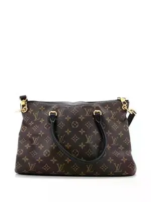 LOUIS VUITTON Pallas Tote Monogram Canvas - Black
