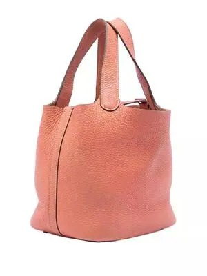 Hermès 2013 Clemence Picotin Lock 18 Handbag - Orange