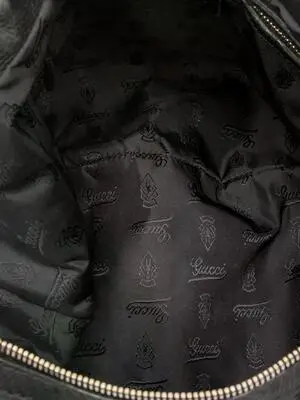 Gucci 2016-2026 Medium Diamante Canvas Techno Horsebit Hobo Bag