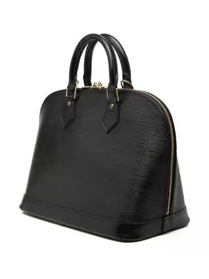 LOUIS VUITTON 1997 Epi Alma Pm Handbag - Black