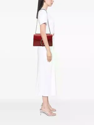 Gucci 2016-2026 Medium Leather Dionysus Shoulder Bag - Red