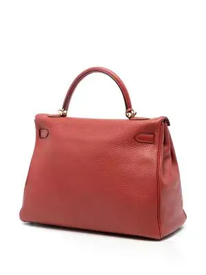 Hermès 2009 Togo Kelly Ii Retourne 35 Satchel - Red