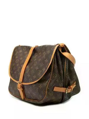 LOUIS VUITTON 1995 Monogram Saumur 35 Crossbody Bag