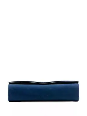 Saint Laurent 2018 Small Star Embroidered Monogram Kate Crossbody Bag - Blue