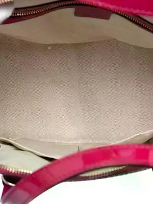 Gucci Small Micro Guccissima Patent Dome Satchel - Pink