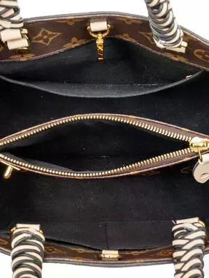 LOUIS VUITTON 2020 Braided Handle Monogram Montaigne Bb Satchel