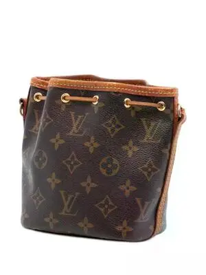 LOUIS VUITTON 2018 Monogram Nano Noe Bucket Bag