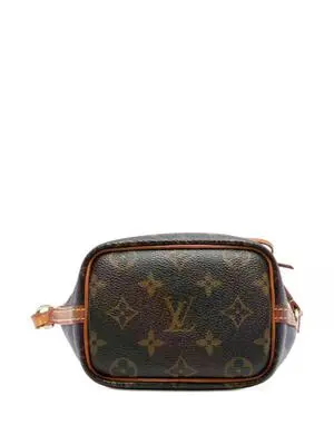 LOUIS VUITTON 2018 Monogram Nano Noe Bucket Bag