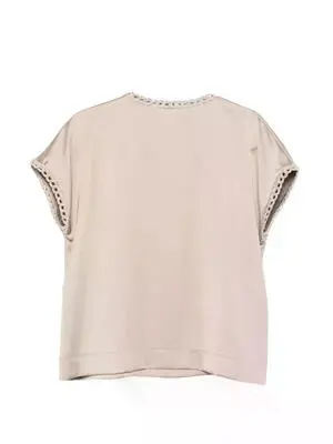 D.exterior Round-neck Blouse