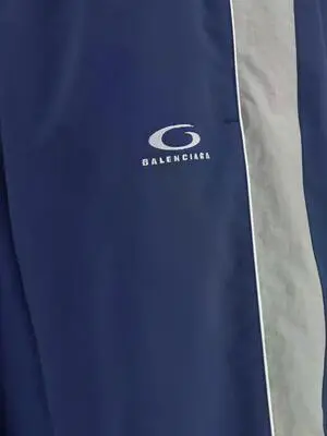 Balenciaga Side-stripe Track Pants - Blue