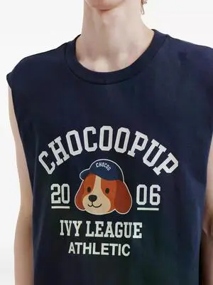 CHOCOOLATE Sleeveless T-shirt - Blue