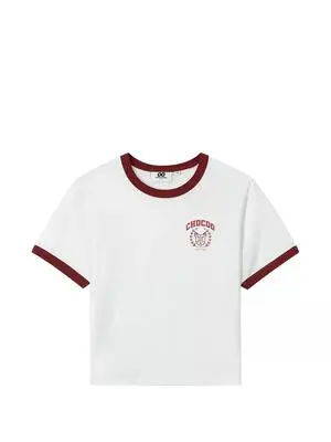 Chocoolate Trimmed Tops