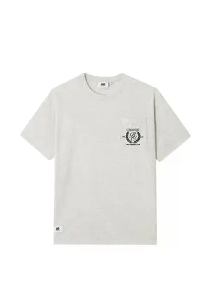 CHOCOOLATE Patch-pocket Embroidered T-shirt - Grey