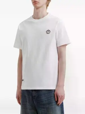 CHOCOOLATE Bear-embroidery T-shirt - White