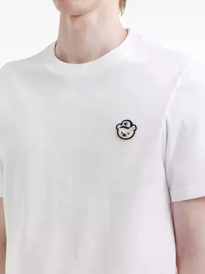 CHOCOOLATE Bear-embroidery T-shirt - White