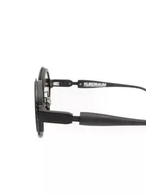 KUBORAUM Maske Z3 Round-frame Sunglasses - Black