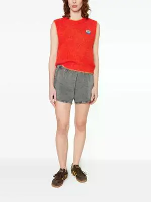 American Vintage Jazy Elasticated Patch-pocket Shorts