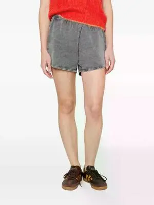 American Vintage Jazy Elasticated Patch-pocket Shorts