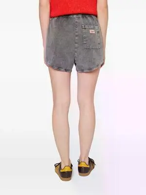 American Vintage Jazy Elasticated Patch-pocket Shorts