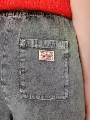 American Vintage Jazy Elasticated Patch-pocket Shorts