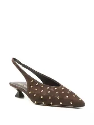 THE SELLER Naiarah Studded Slingback Pumps