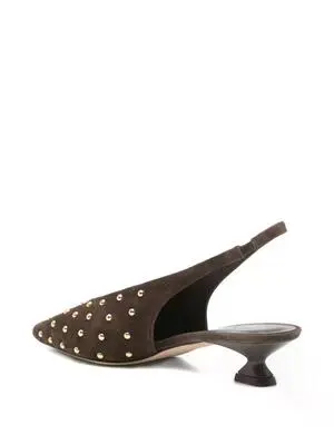THE SELLER Naiarah Studded Slingback Pumps