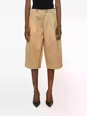BATAKOVIC Pleated Cotton Shorts