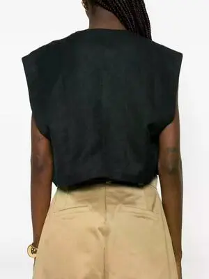 BATAKOVIC Button Linen Gilet