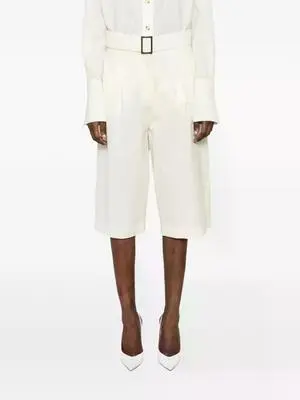BATAKOVIC Buckle Pleated Textured Shorts