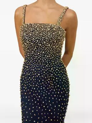 Jenny Packham Cherry Crystal-embellished Gown - Blue