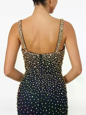 Jenny Packham Cherry Crystal-embellished Gown - Blue