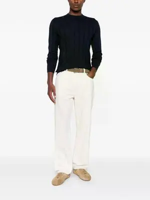 Eleventy Crew-neck Sweater - Blue
