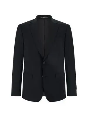Boggi Milano Stretch Wool Blazer - Black