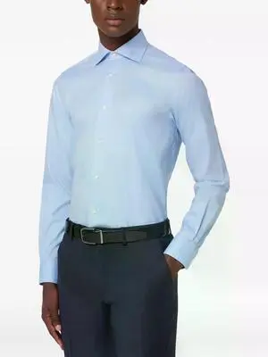Boggi Milano Twill Windsor-collar Shirt